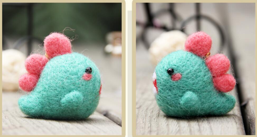 Hand Little Monster wool felting needlepoint kit h... – Grandado