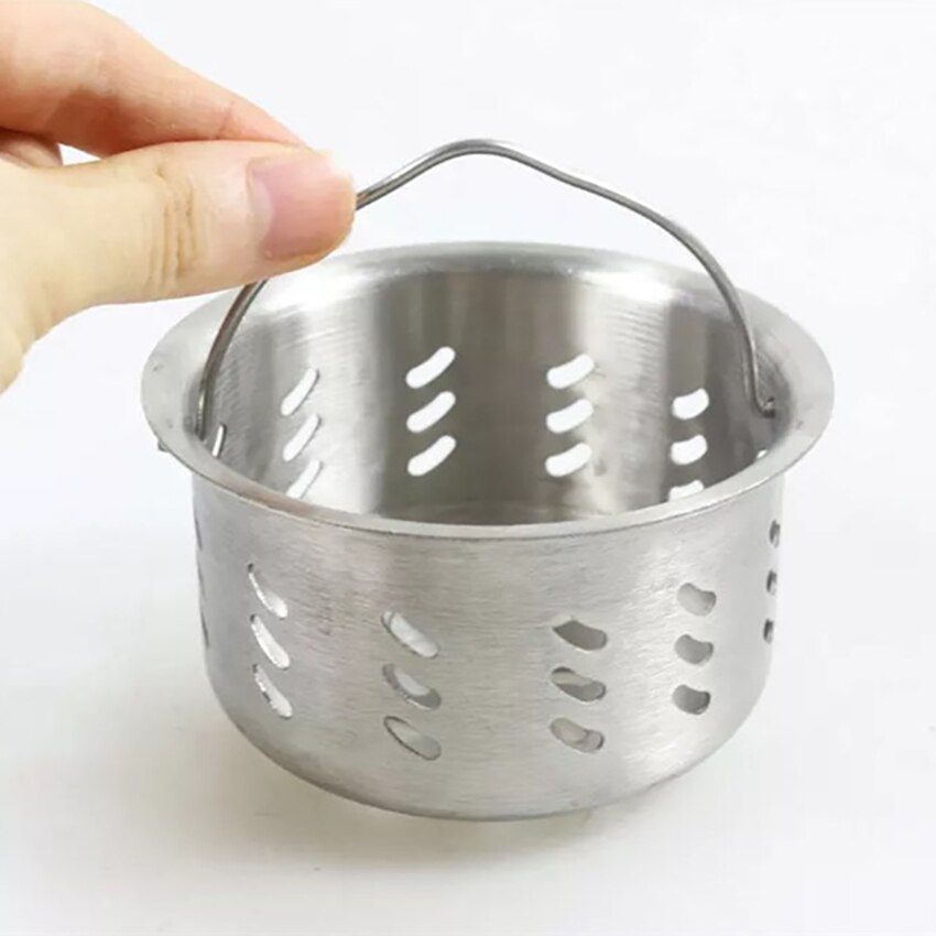 Stainless Steel Sink Basket Strainer Sewer Sink Wa... – Grandado