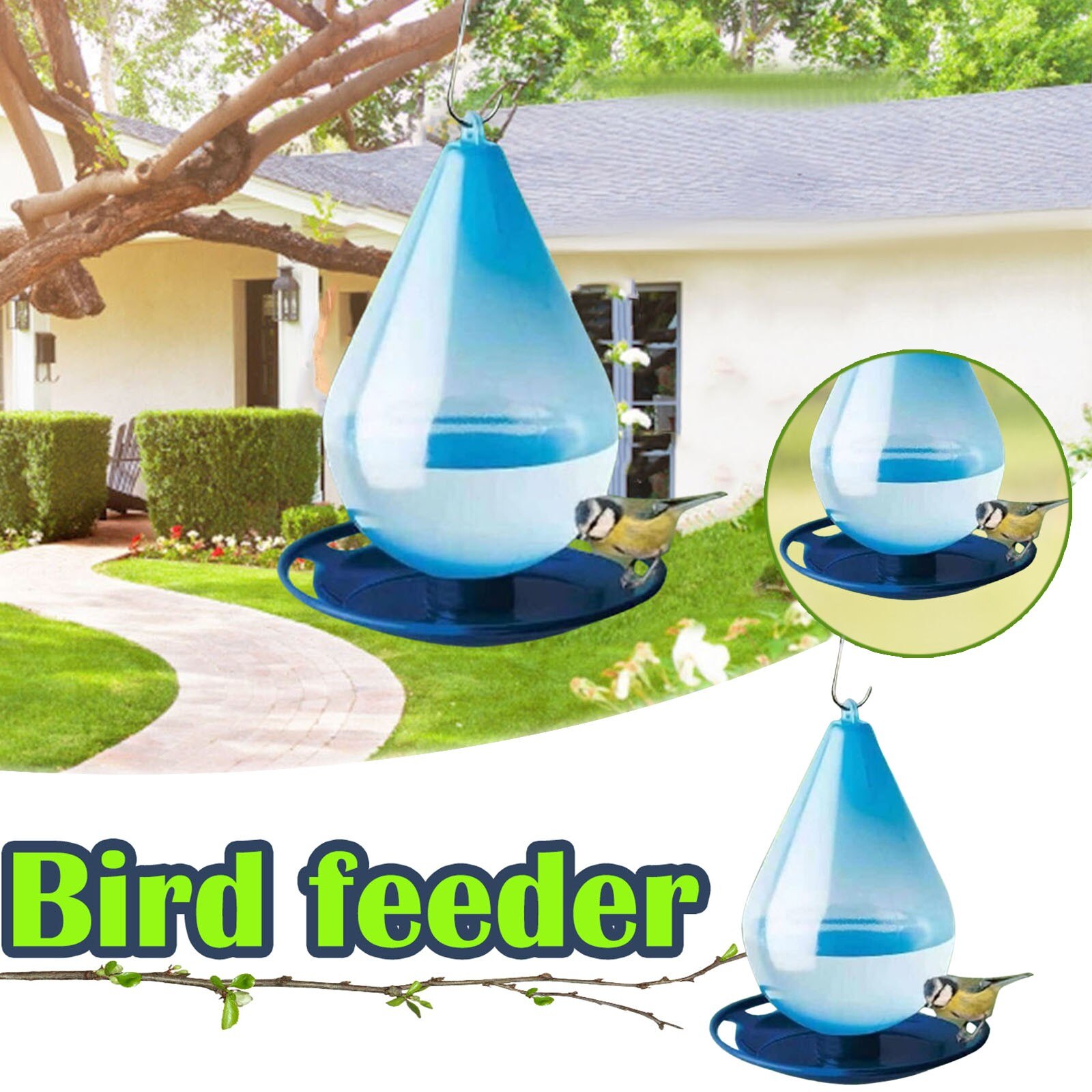 1PC Bird Feeder Hanging Hummingbird Water Feeding ... – Grandado