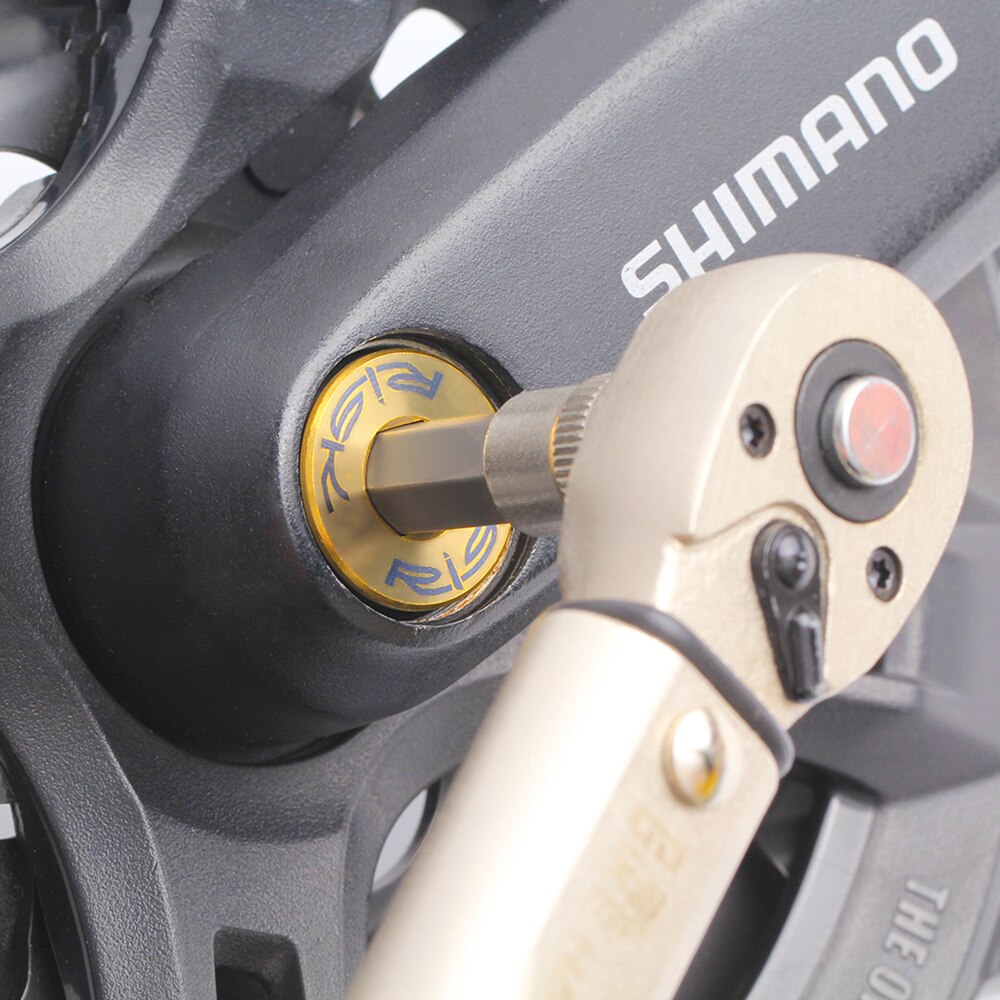 RISK M8x15 Bicycle BB Fixing Bolts Titanium Square... – Grandado