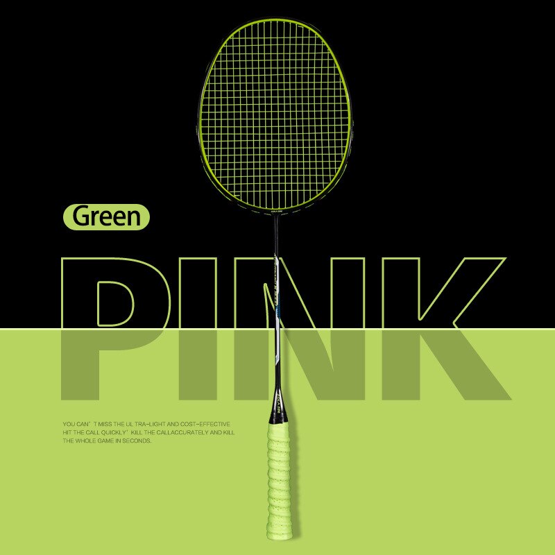 Ultra-light 8U Full Carbon Badminton Racket Adult ... – Grandado