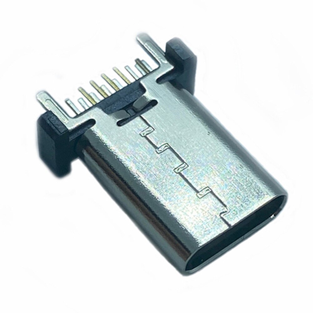 2-5pc Mini USB Type C 16-Pin Female Socket Vertica... – Grandado