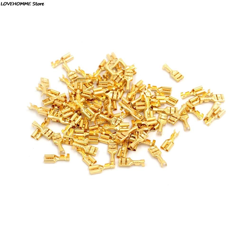 100Pcs/lot 4.8mm/6.3mm Female Crimp Terminal Conne... – Vicedeal