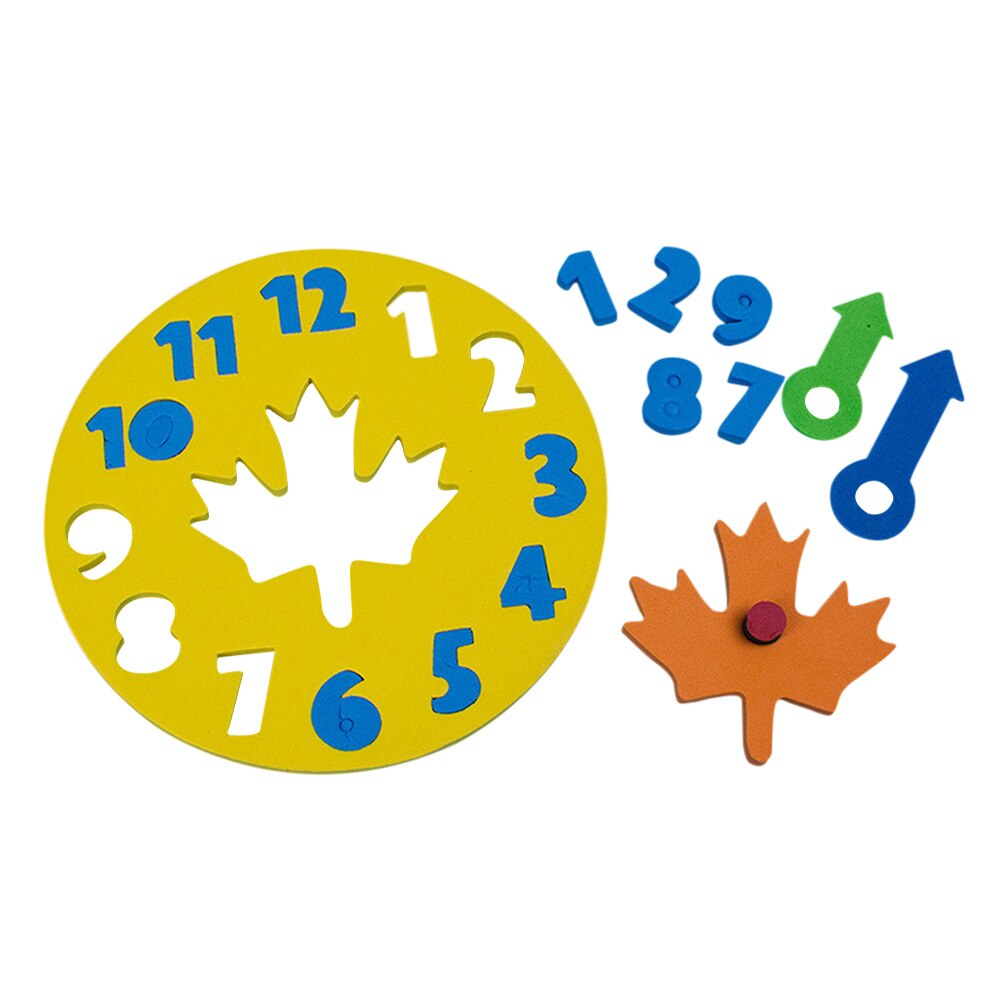 Kids DIY EVA Clock Learning Education Toys Jigsaw ... – Grandado