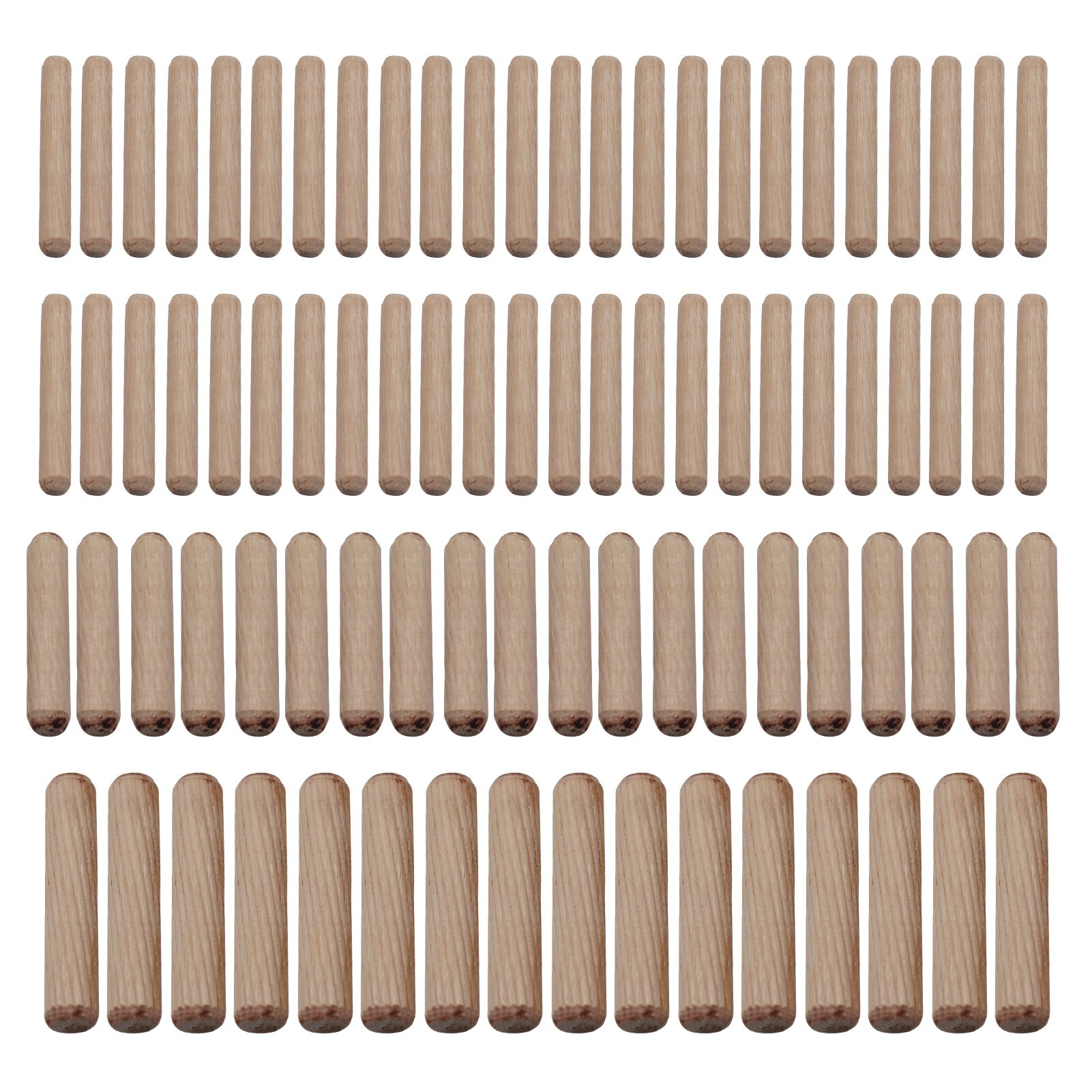 400pcs/set Beveled Ends Fluted Wood Dowel Easy Ins... – Grandado