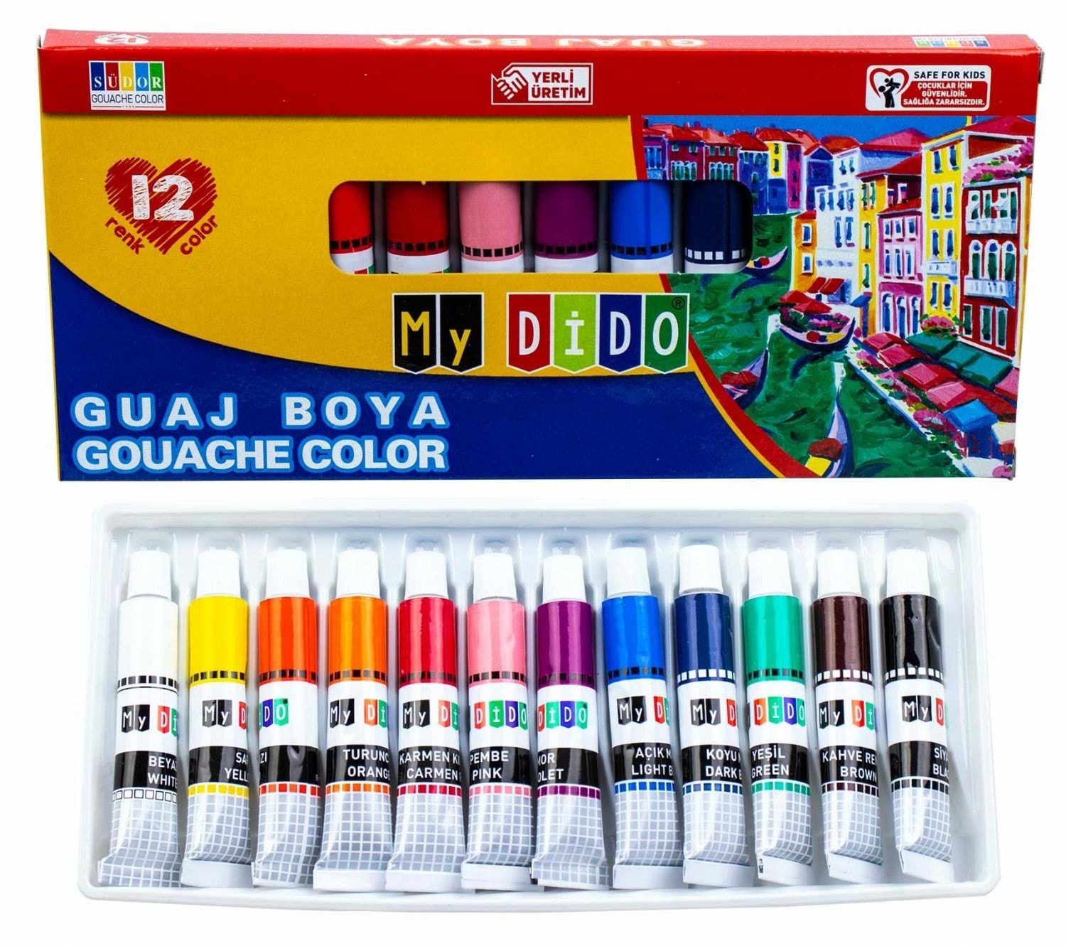My Dido 12 Color Tube Gouache Paint – Vicedeal