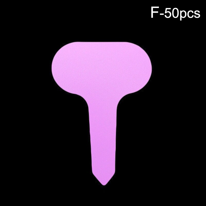 50pcs T-type Plant Tag Plastic Colorful Plant Mark... – Grandado