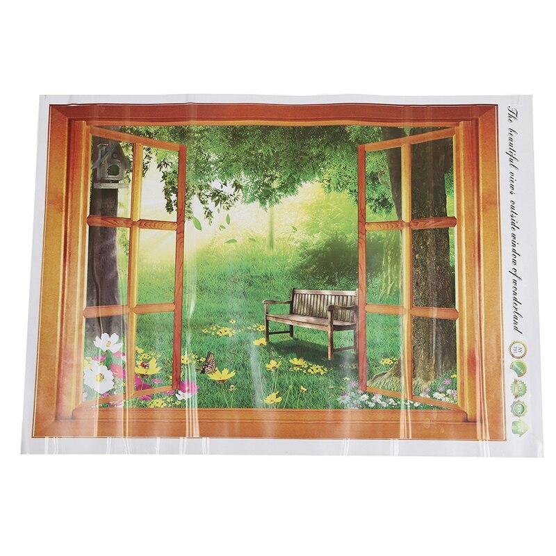 Removable 3D Window Scenery Wall Sticker home Deco... – Grandado