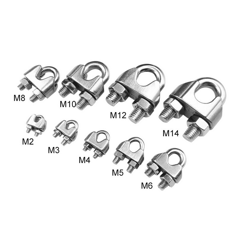 Stainless Steel Wire Rope Cable Clip Stainless ste... – Grandado