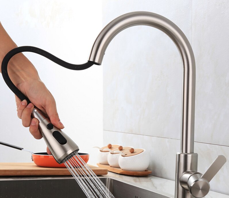 Kitchen Pull-out Faucet Simple Pull-out Faucet Sim... – Grandado