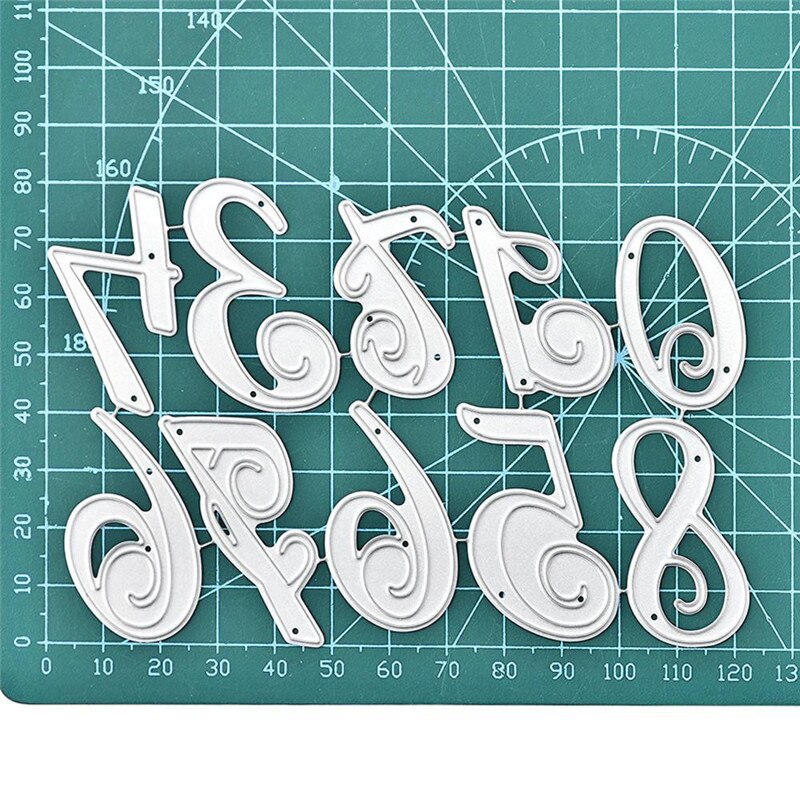 Kokorosa Number Metal Cutting Dies for Craft Scrap... – Grandado