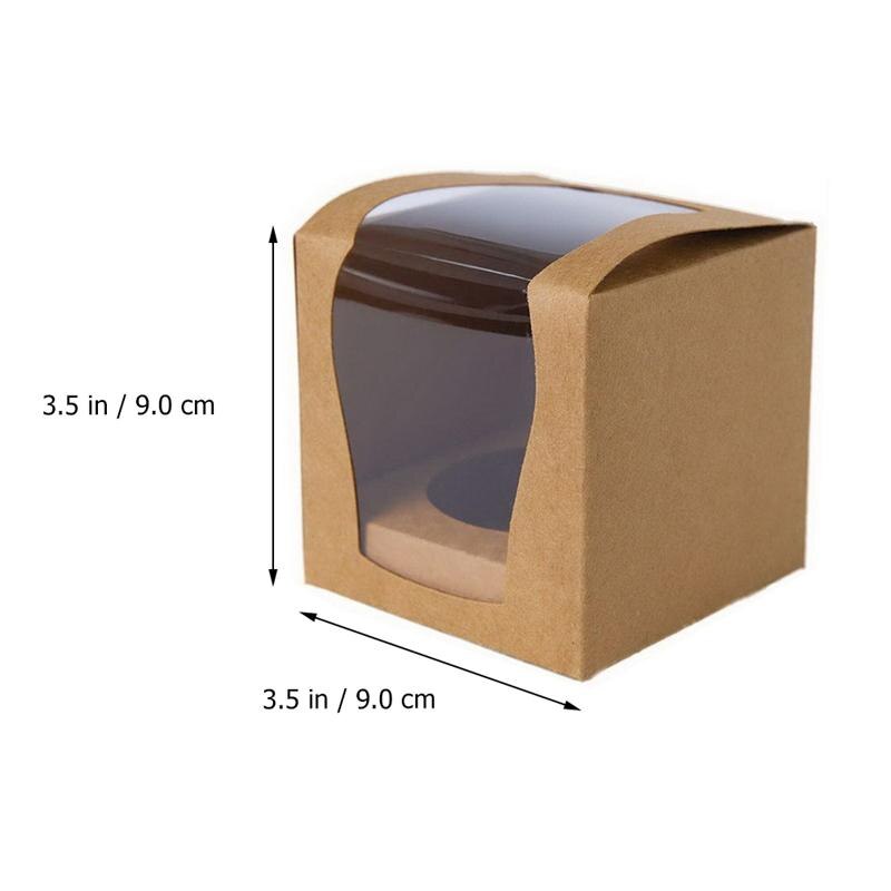 10PCS Kraft Paper Cake Box Desserts Pastries Cooki... – Vicedeal