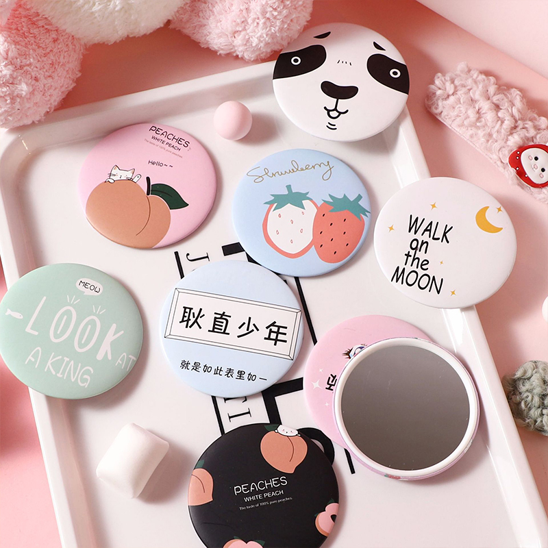 Multi Styles Round Makeup Mirror Cartoon Pattern P... – Vicedeal