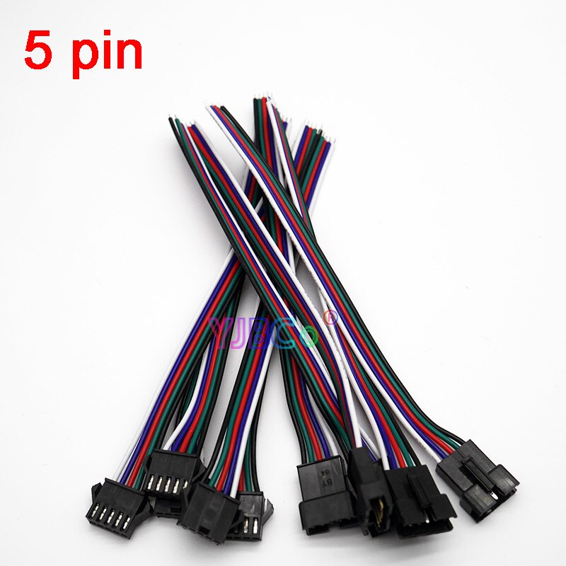 5pairs 3pin 4pin 5pin 6pin JST LED Connectors,3528... – Grandado
