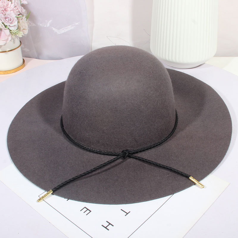 Winter Hats Female Simple wool? Big Hat Warm Hat S... – Grandado