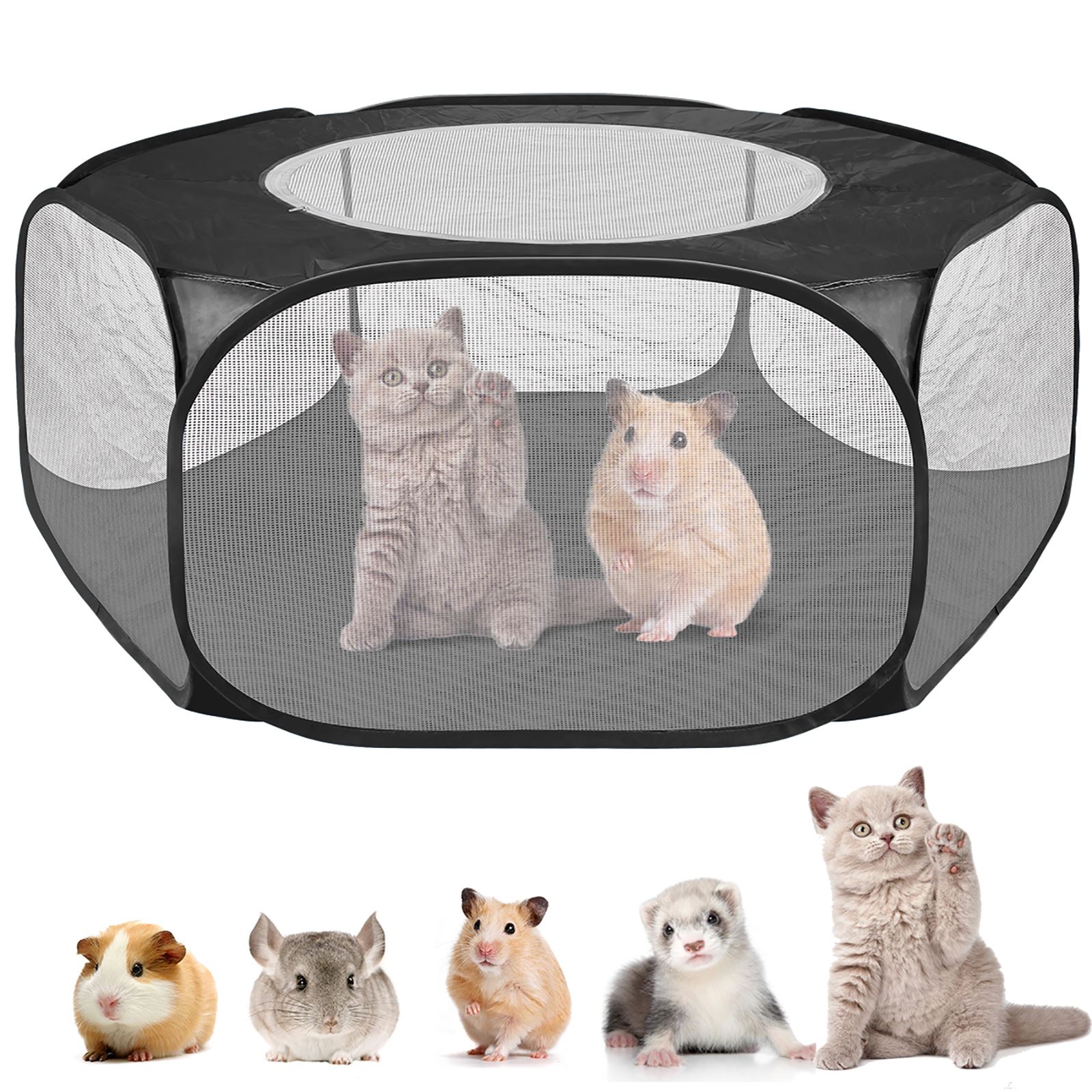 Draagbare Pet Box Mode Open Indoor / Outdoor Klein... – Vicedeal