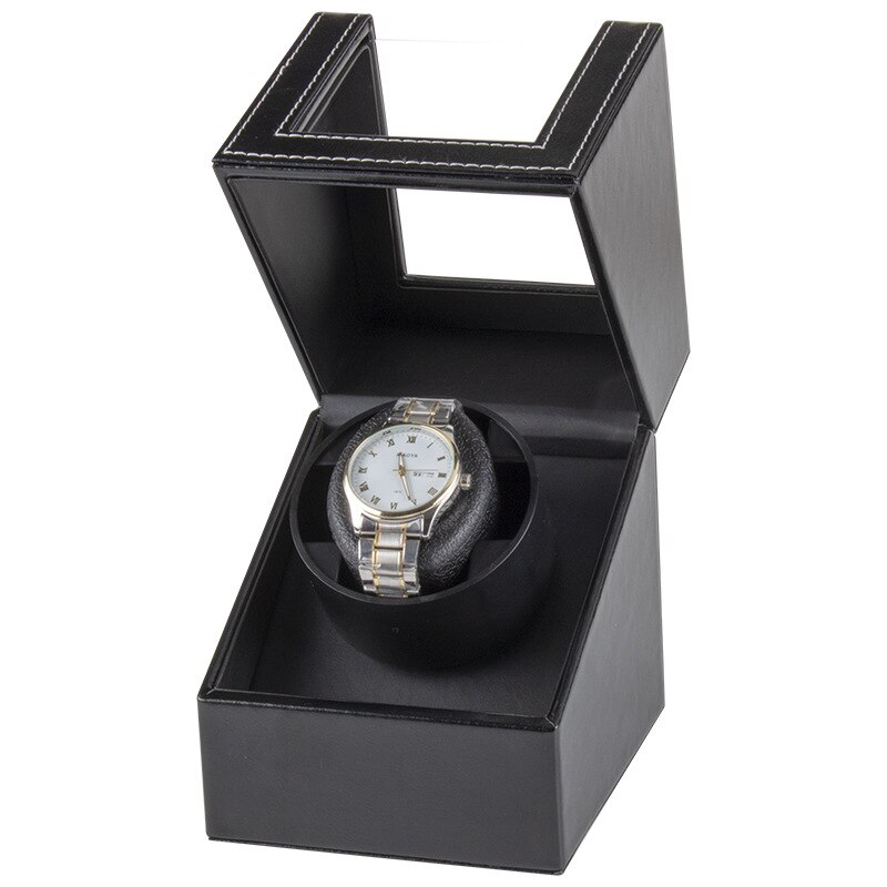 Mechanical Watch Winding Box USB Power Supply Blac... – Grandado