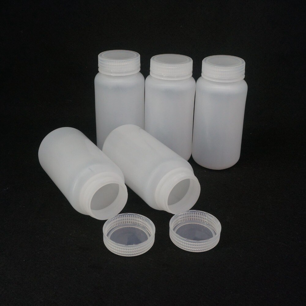 Lot5 5ml-500ml White PP Plastic Cylindrical Chemic... – Vicedeal