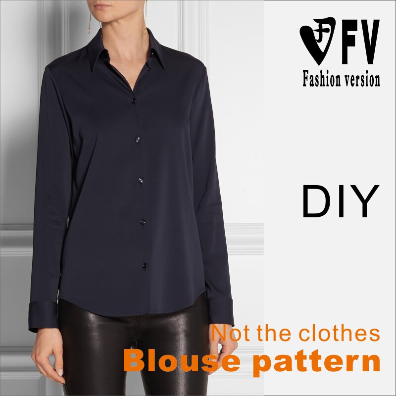 DIY hand-sewn drawings custom women's shirt 1:1 ga... – Grandado