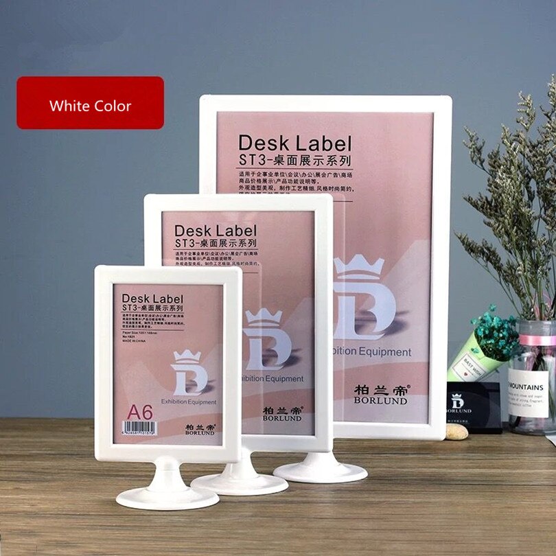 A5 Restaurant Acrylic Menu Paper Card Holders Disp... – Vicedeal