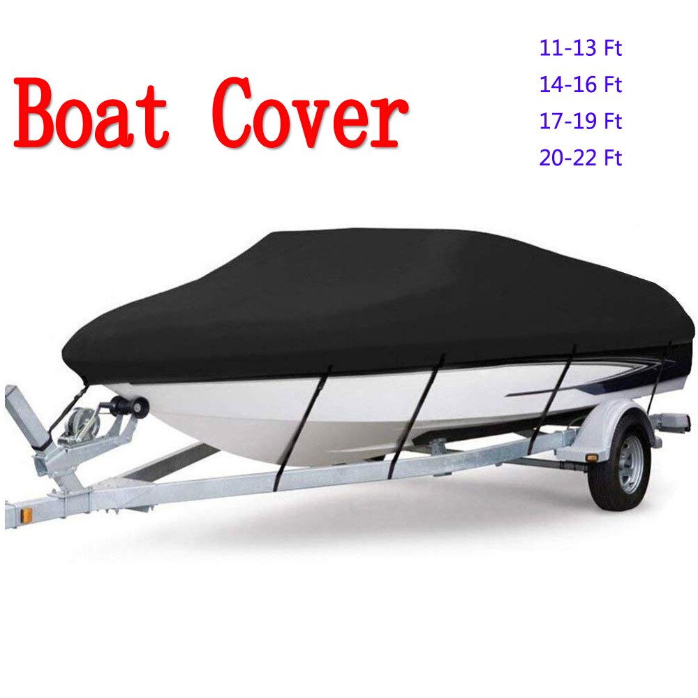 Waterproof Boat Cover, Heavy Duty 210D Polyester O... – Vicedeal