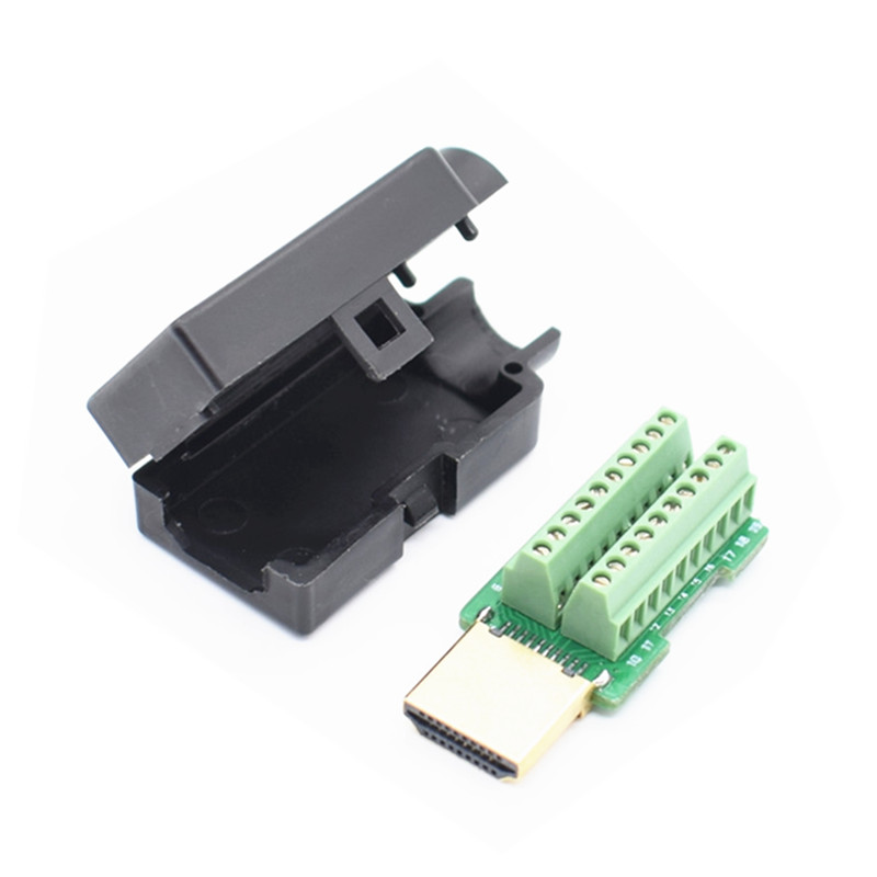 HDMI Male 19P Plug Breakout Terminals Solderless C... – Vicedeal