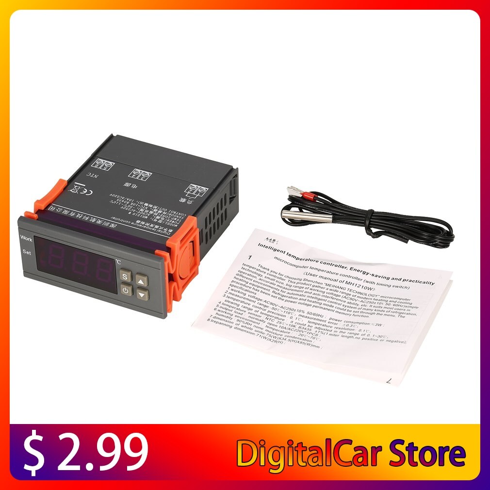 MH1210W AC90-250V Digitale Temperatuur Thermostaat... – Grandado