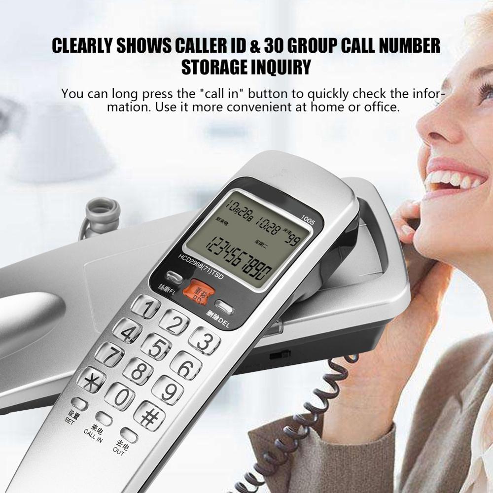 Corded Phone teléfono duo Caller ID Wired Telephon... – Grandado