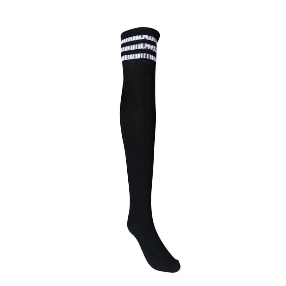 1 Pair Thigh High Socks Over Knee Girls Football S... – Grandado