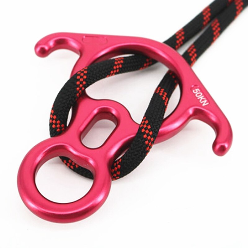50KN Belay Device, 8 Descender Large Bent-Ear Bela... – Grandado