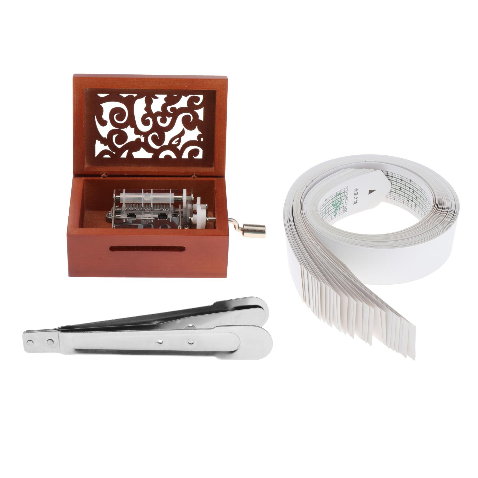 Vintage Hand Crank Music Box With Paper Tape Punch... – Vicedeal