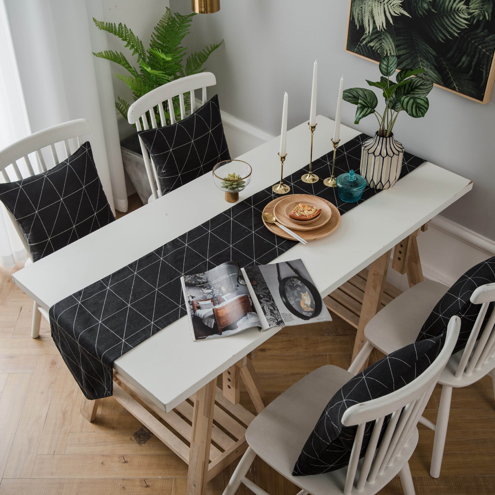 Black and White Simple Modern INS Style Luxury Tab... – Grandado