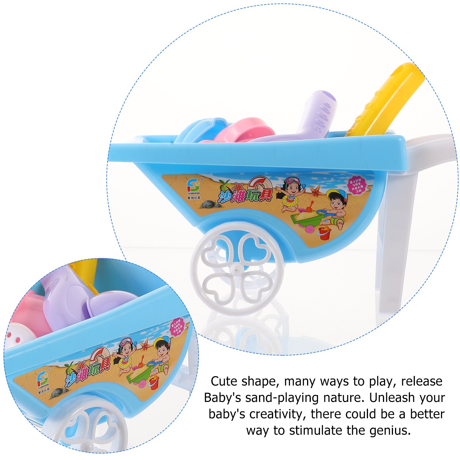 1 Set Funny Beach Plaything Kit Portable Sand Play... – Grandado