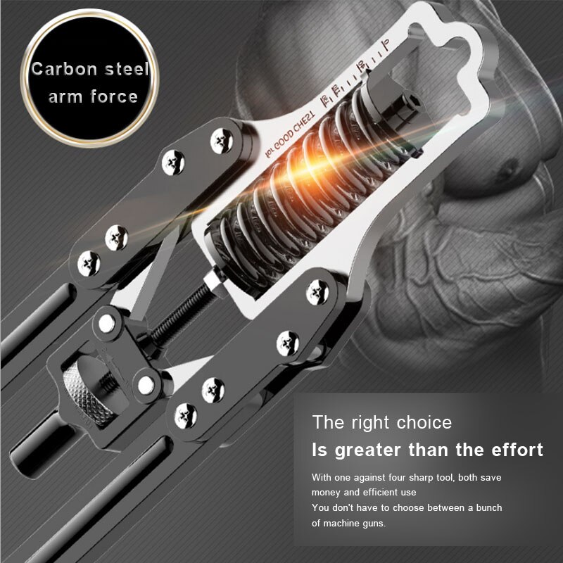 Adjustable arm grip bar 75KG50 kg spring free adju... – Grandado