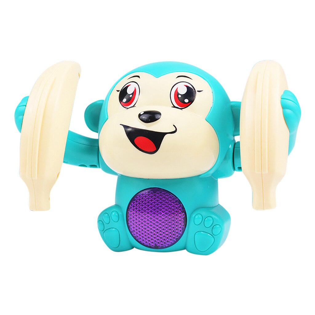 Baby Voice Control Rolling Little Monkey Toy Walk ... – Vicedeal