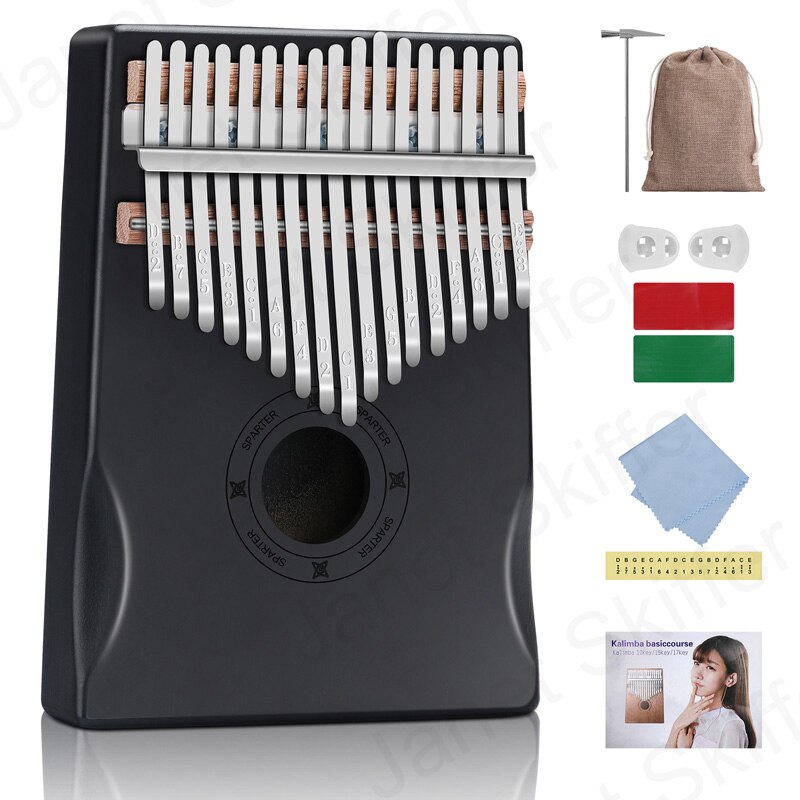 Instrumento Musical Kalimba de 17 teclas, Piano de... – Grandado