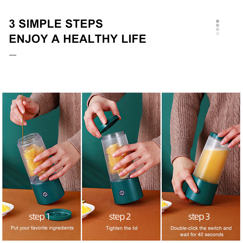 Diozo Elektrische Draadloze Blender Draagbare Frui... – Vicedeal