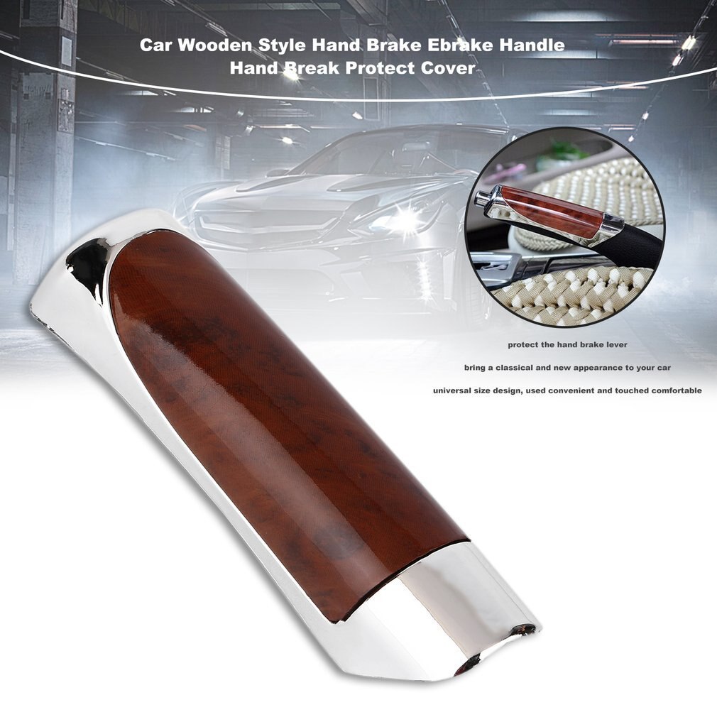 Car Wooden Style Hand Brake Ebrake Handle Hand Bre... – Grandado