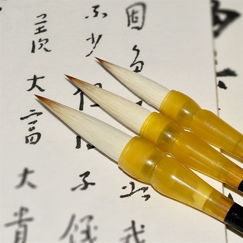 3pcs Calligraphy Woolen Weasel Hair Writing Brushe... – Vicedeal
