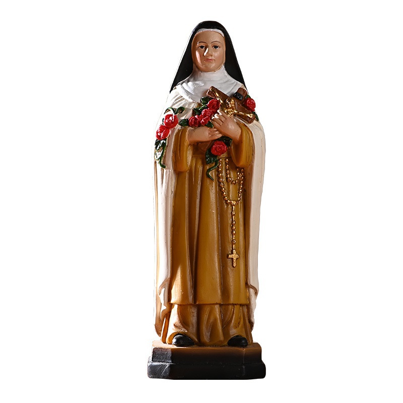 Resin Crafts Nun St. Rita of Cascia Catholic Figur... – Vicedeal