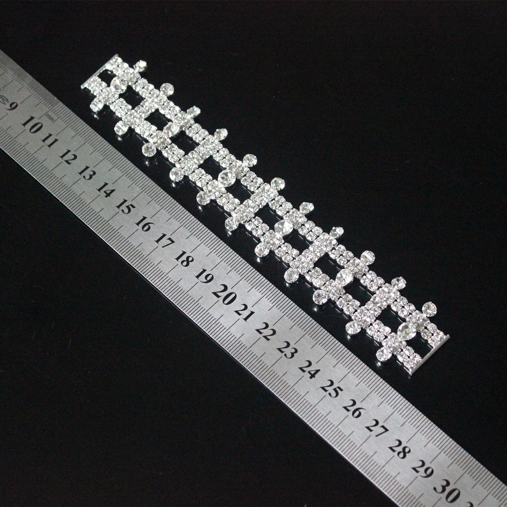 10pcs 17cm Clear Crystal Rhinestone Bikini Connect... – Grandado