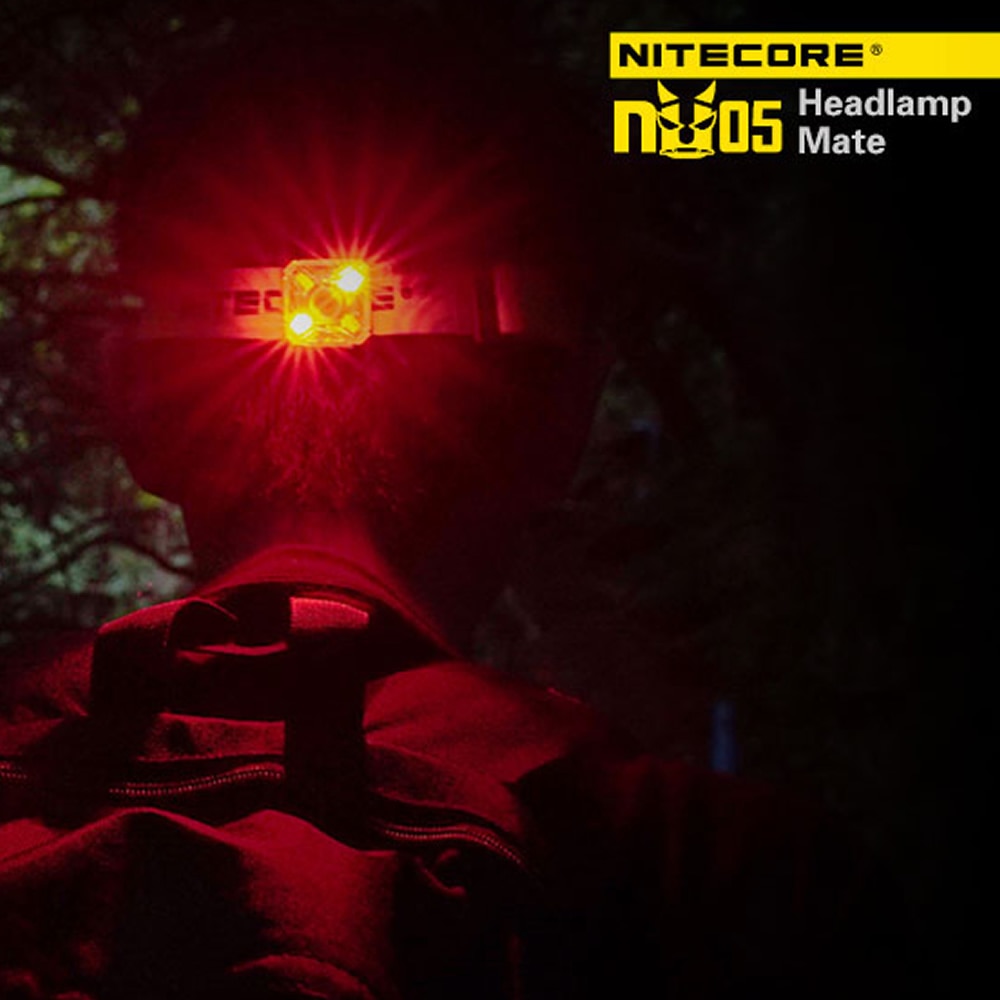 Nitecore NU05 Headlamp 35 Lumen White / Red Light ... – Grandado