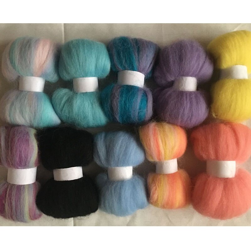 WFPFBEC lana merinowol fiber roving voor naald fel... – Vicedeal