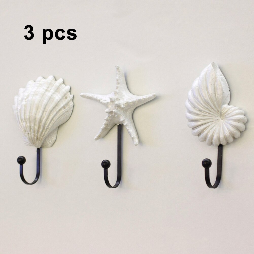 Sea Beach Wall Clothing Hanger Hook Conch Storage ... – Grandado