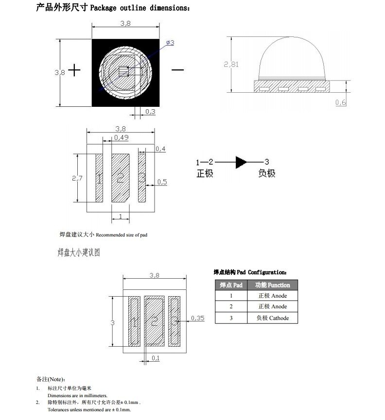 940nm infrared LED IR LED Emitting diode 3W IR arr... – Grandado