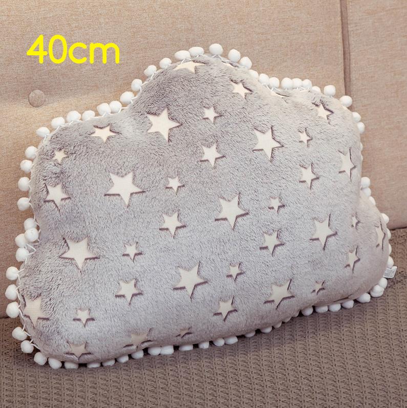 Funny Sky Series Luminous Cloud Moon Star Pillow S... – Grandado
