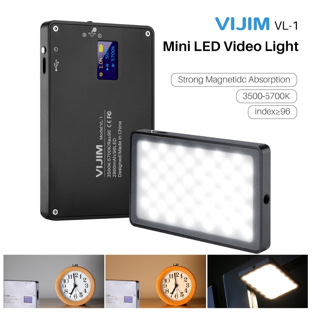 VIJIM VL-1 96 Beads Dimmable LED Video Light With ... – Grandado