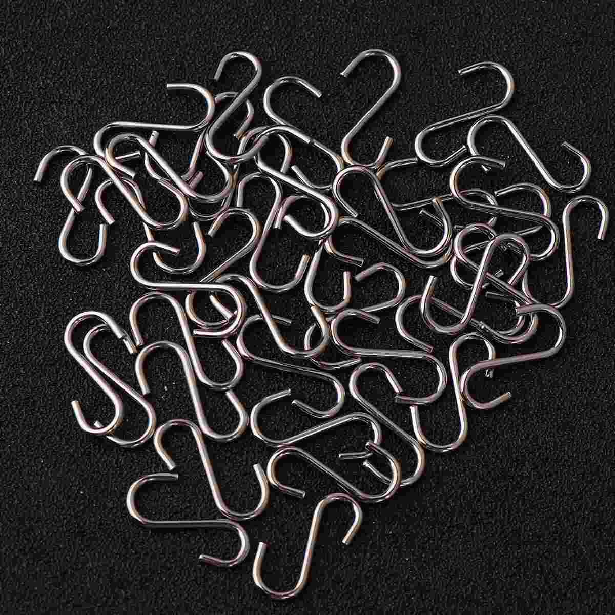 100PCS DIY Mini S-shaped Hooks Sturdy S-shaped Hoo... – Grandado