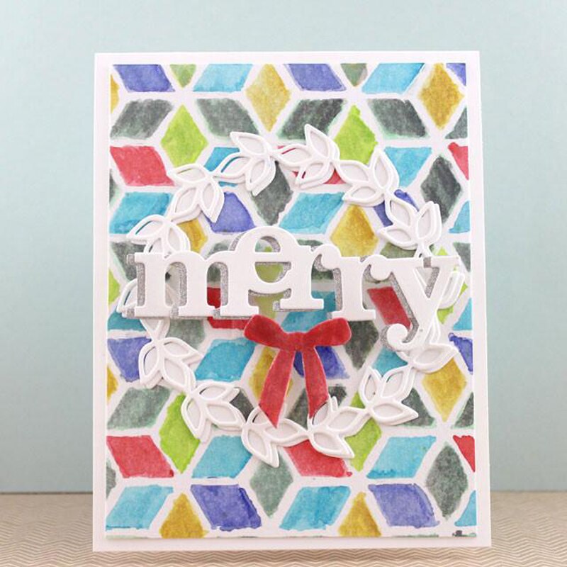 3D Cube Stencil for DIY Scrapbooking Decorative Em... – Grandado