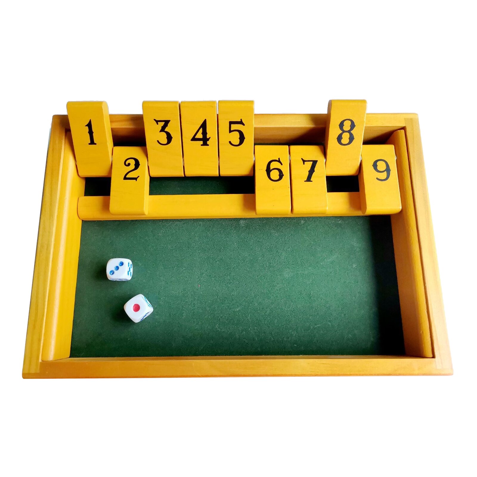 2-4 Player 9 Numbers Shut the Box Premium Puzzle B... – Grandado